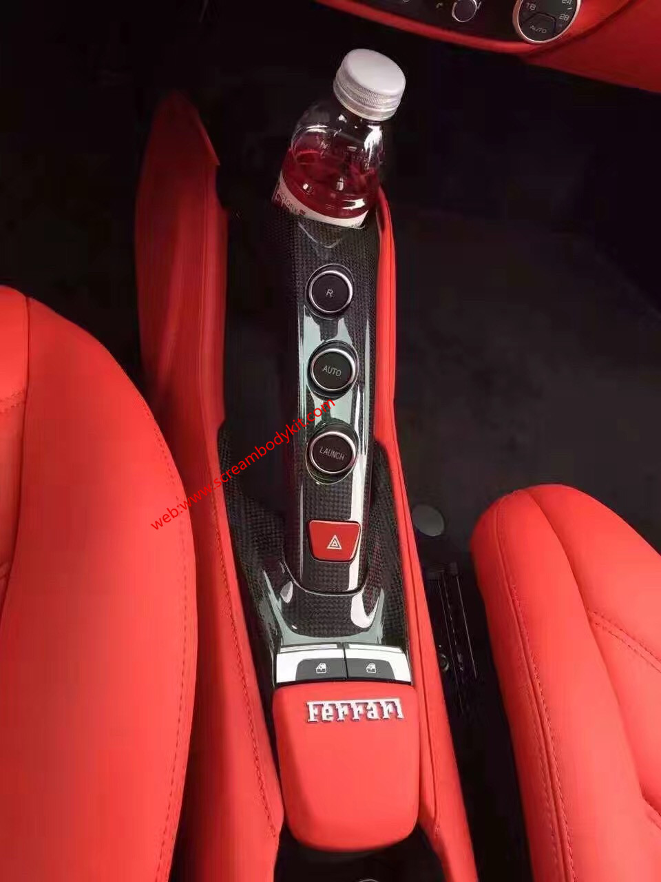 Ferrari F488 update carbon fiber interior trim and other carbon fiber parts